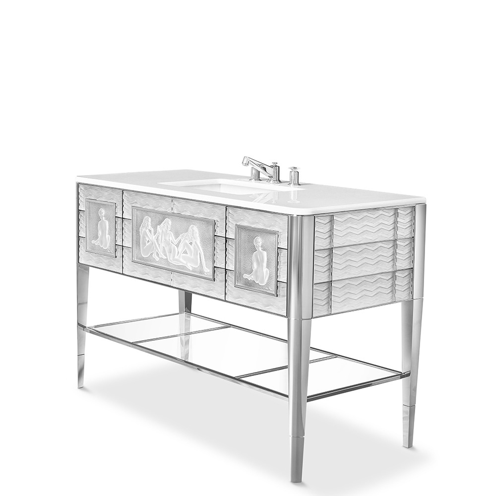 Lalique Causeuses vanity by Pierre-Yves Rochon - Chelsea Design