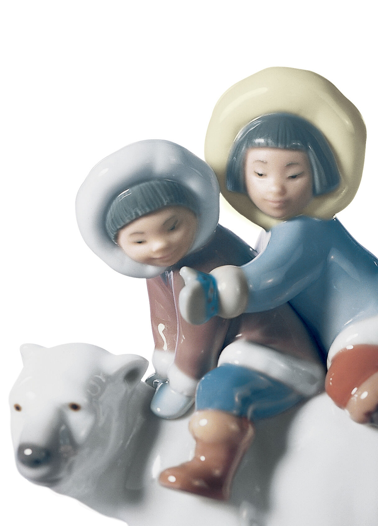 Lladro Eskimo Riders Children Figurine - Chelsea Design