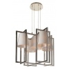 RV Astley Thomas Griem Hurricane Nickel 5 Light Chandelier - Chelsea Design